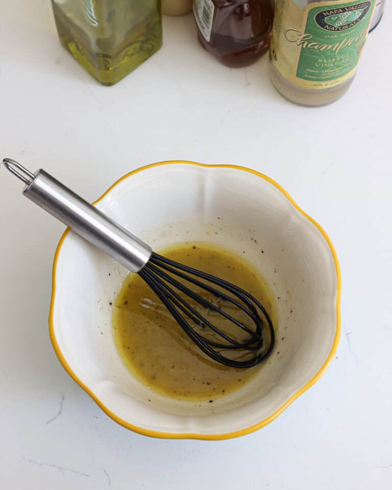 Rocket Salad with Mustard Vinaigrette and Parmesan