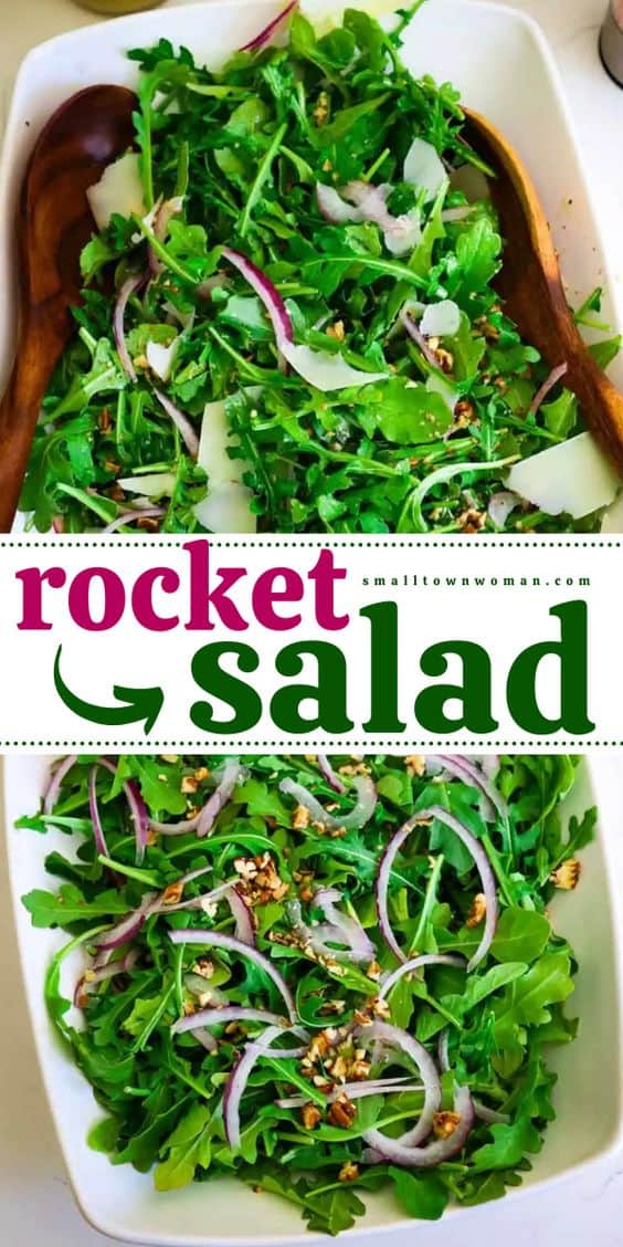 Rocket Salad with Mustard Vinaigrette and Parmesan