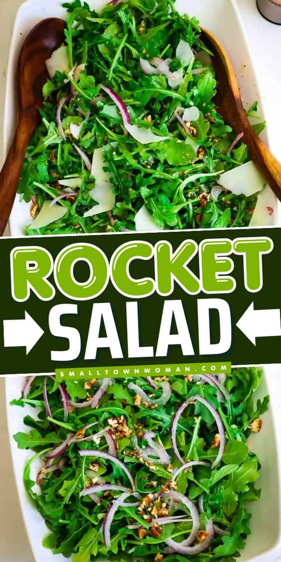 Rocket Salad with Mustard Vinaigrette and Parmesan