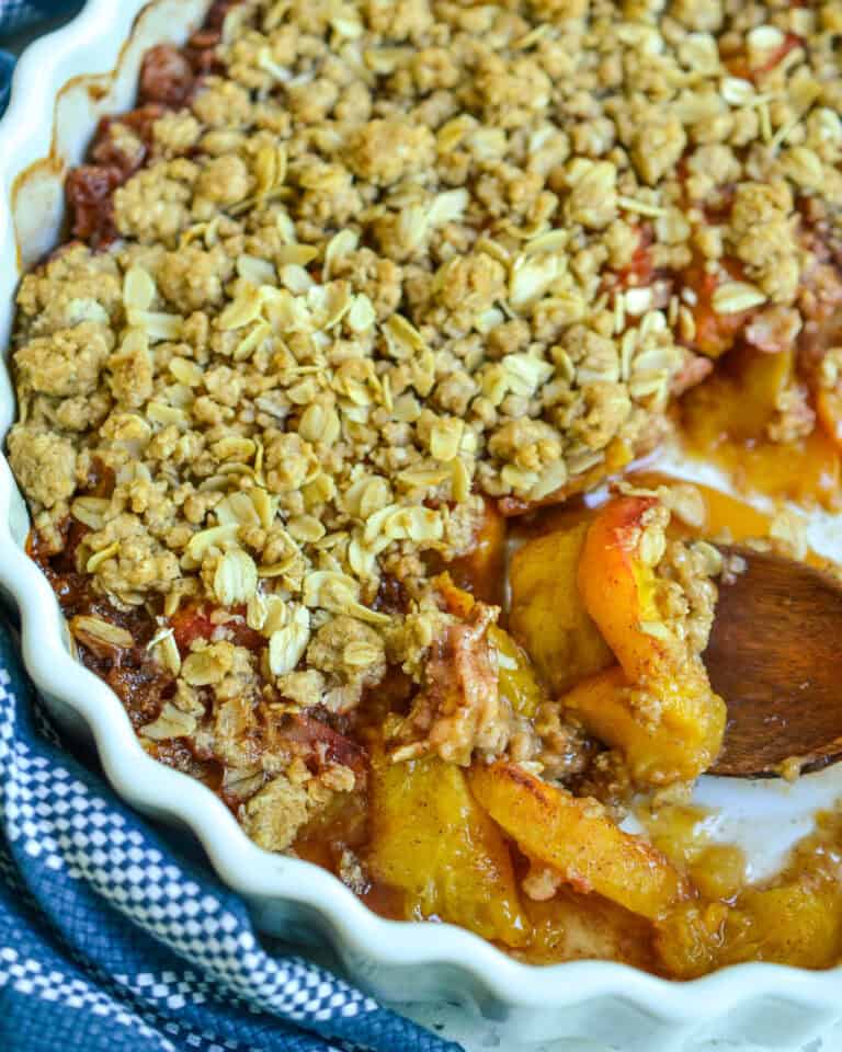 Easy Peach Crisp Recipe