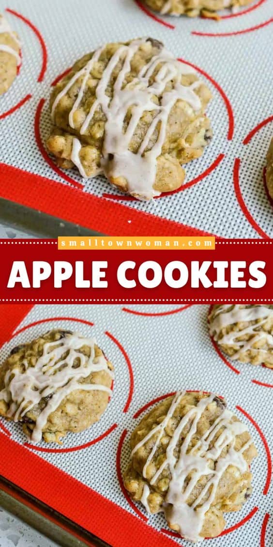 Soft and Chewy Apple Cookies