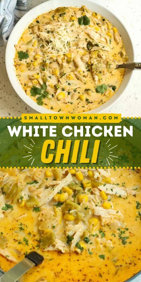 Crockpot White Chicken Chili - Small Town Woman