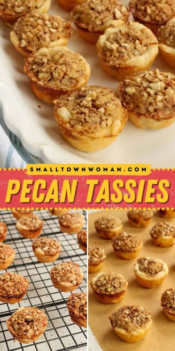 Easy Pecan Tassies Recipe | Small Town Woman