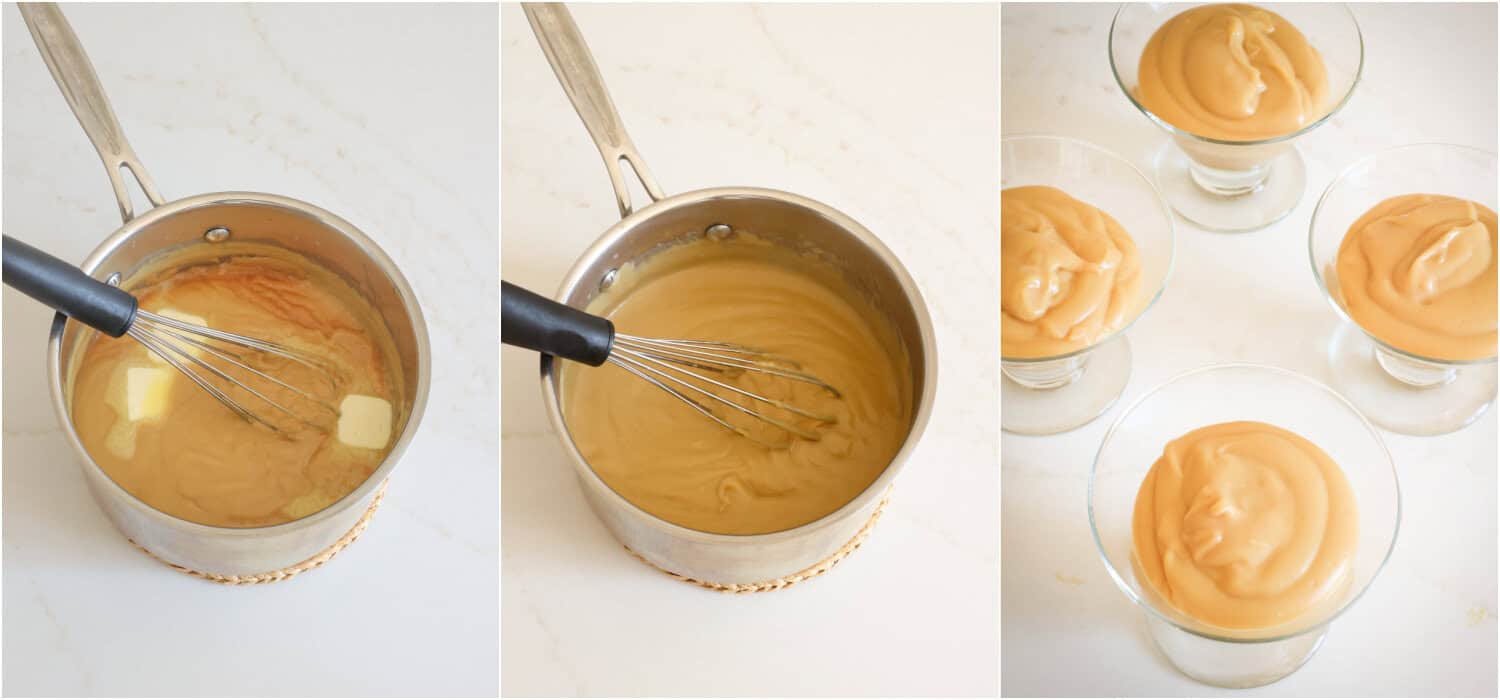 Homemade Butterscotch pudding