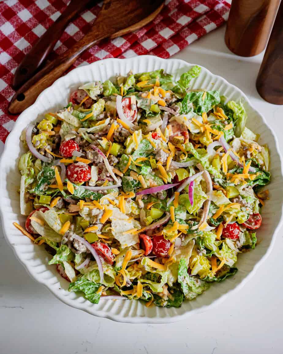 Rocket Salad with Mustard Vinaigrette and Parmesan