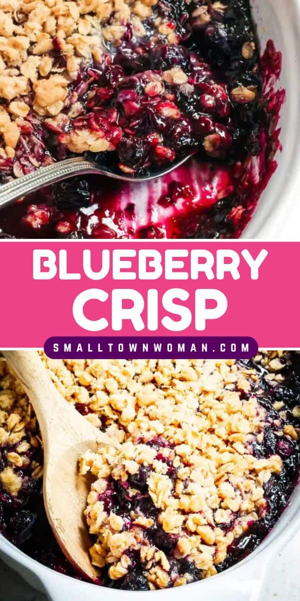 Easy Blueberry Crisp