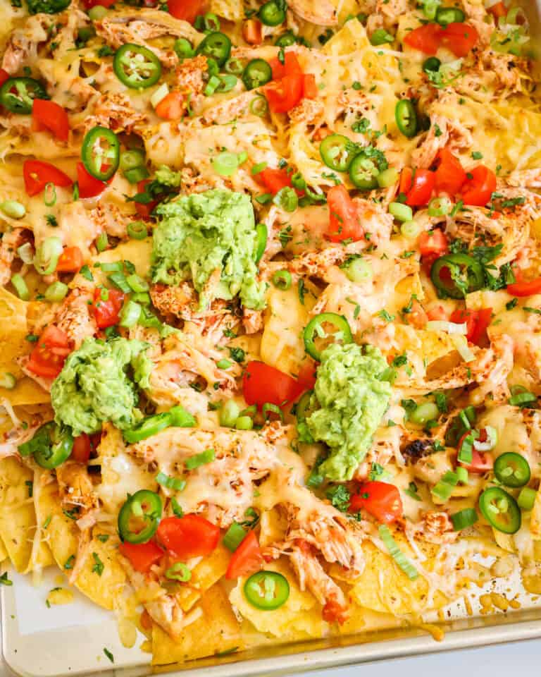 Ultimate Cheesy Chicken Nachos Recipe
