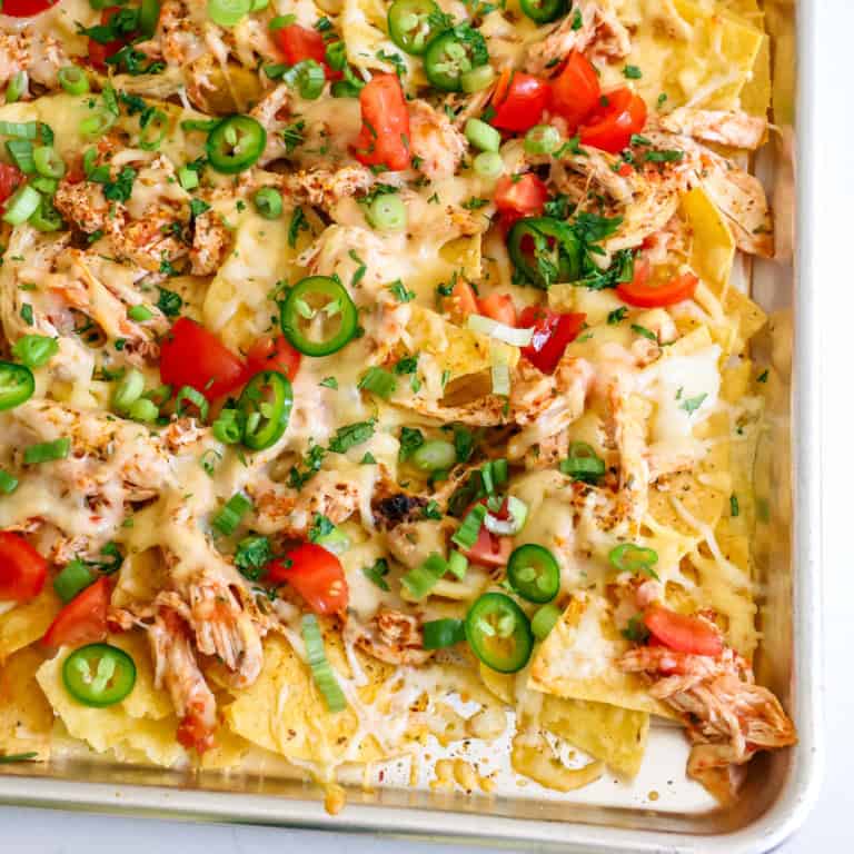 Ultimate Cheesy Chicken Nachos Recipe