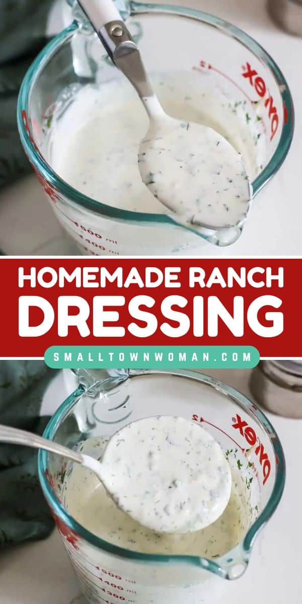 Homemade Ranch Dressing Recipe