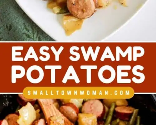 Easy Crockpot Swamp Potatoes